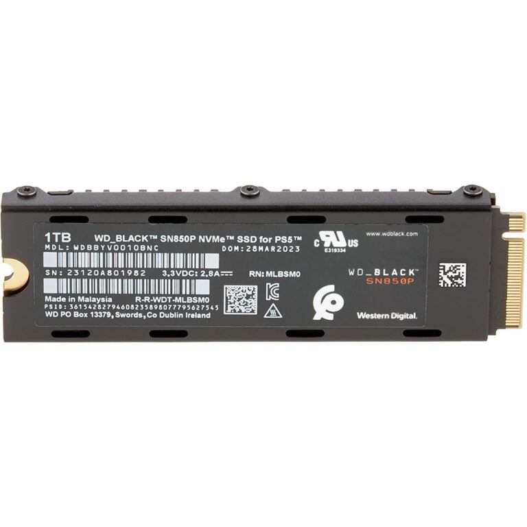 Western Digital WD_BLACK SN850P PCIe 4.0 2TB NVMe™ SSD for PS5 ...